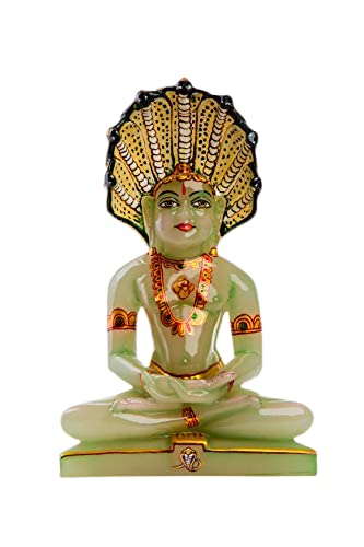 Buy Artshaastr Resin Bhagwan Parshwanath Statue, 4 Inches x 6 Inches ...