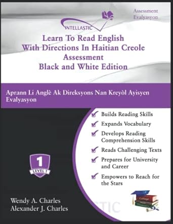 Learn To Read English With Directions In Haitian Creole Assessment ...