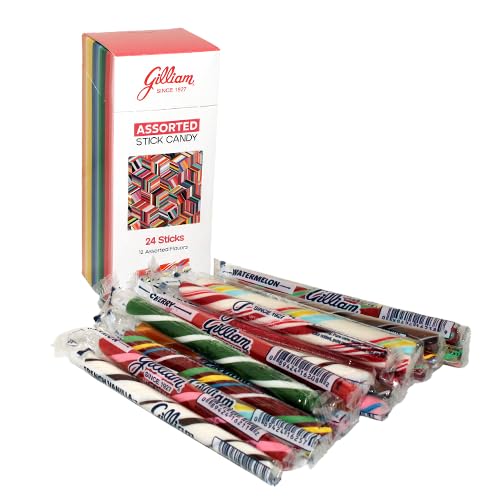 Amazon.com : Gilliam Assorted Stick Candy 24 Stick 12 oz. Box : Grocery ...