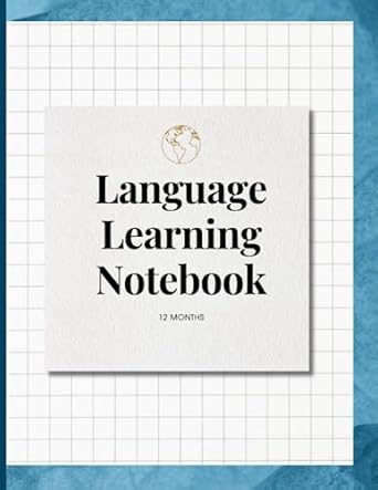Amazon.com: Language Learning Notebook - 1 Year (12 Months) A Yearly ...
