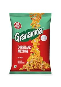 Granamma Cornflakes Mixture 120g | No Palm Oil | No Maida | No Added ...