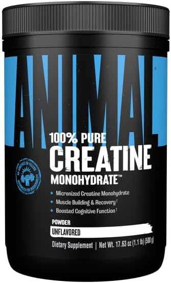Amazon.com: Animal Micronized Creatine Monohydrate Powder - Delays ...