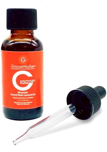 Amazon.com: GrooveWasher G-Sonic Ultrasonic Record Wash Concentrate ...