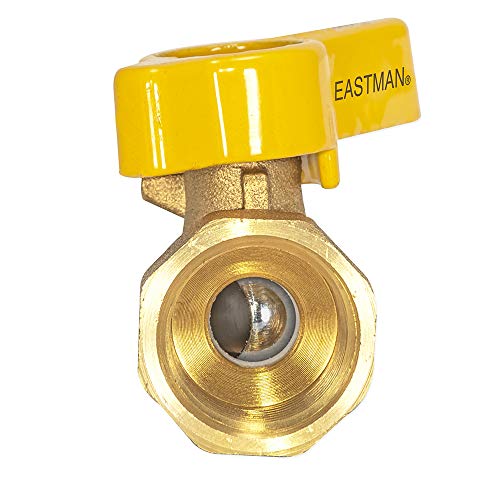 Snapklik.com : Eastman Brass Straight Gas Ball Valve Connector