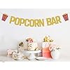 Amazon.com: Glitter Popcorn Bar Banner Popcorn Theme Birthday Party ...
