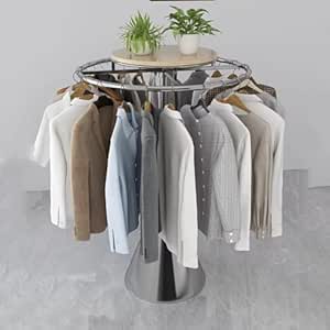 Perchero Circular Giratorio de Alta Resistencia para boutiques, Soporte ...