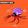 Amazon.com: Joiedomi 8 FT Halloween Inflatable Spider Outdoor ...