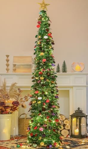 Amazon.com: 12 Modes & Remote Control - 3 Ft Christmas Tree, Artificial ...