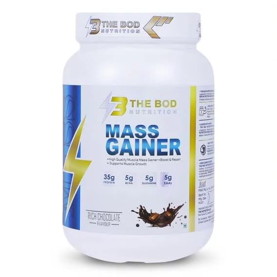 The Bod Nutrition Mass Gainer | 3kg (Cookies and Cream) : Amazon.in ...