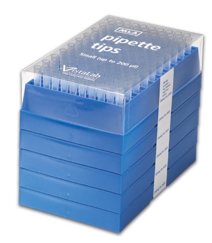 VistaLab 9022 Small Trace Metal Certified Pipette Tip, 200 microliter ...