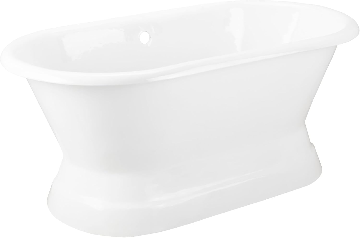 Signature Hardware 946152-72-RR Henley 72" Free Standing Cast Iron ...