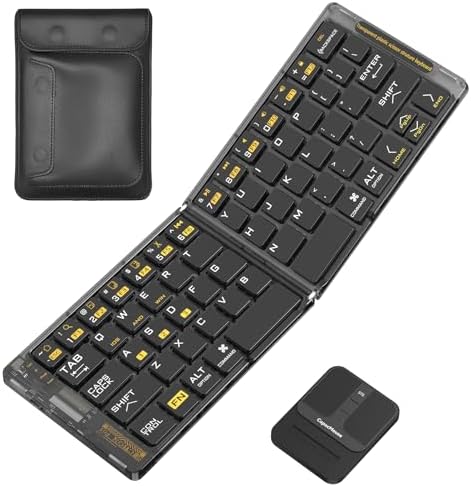 Amazon.com: ProtoArc Ergonomic Foldable Keyboard Mouse, XKM03 Portable ...
