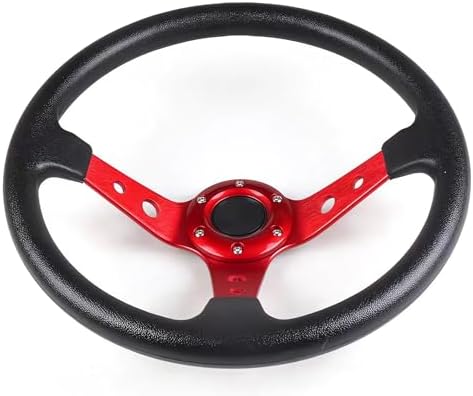 Amazon.com: Universal Racing Steering Wheel,Drifting Deep Dish Steering ...