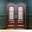 Elegant Exterior Composite Door AR07C OPENABLE Window. (Dark Walnut, RH ...
