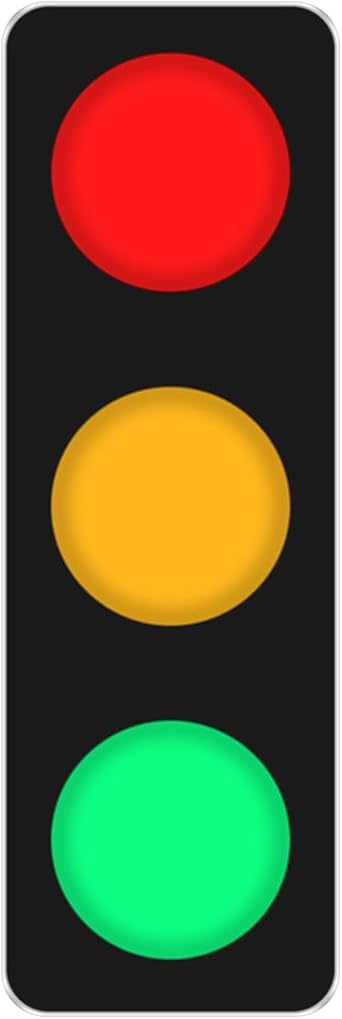 Amazon.com: BBMI Remote Control Traffic Light, Red Yellow Green LED ...