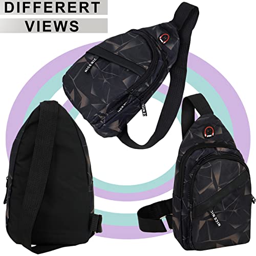 Storite Mini Crossbody Shoulder/Chest Sling Bag for Men Women ...