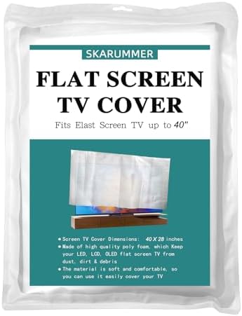 Amazon.com: 1 Pack Foam Flat Screen TV Cover for Moving Fits Up to 70 ...