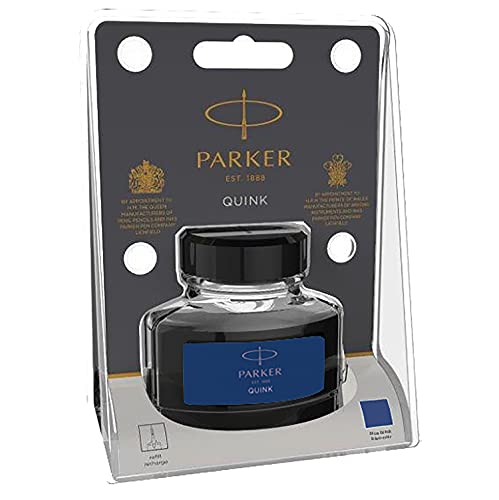 Snapklik.com : PARKER Fountain Pen Liquid Bottled Quink Ink