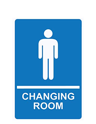 VVWV Changing Room for Men Sign Sticker for Shops Hospitals Offices ...