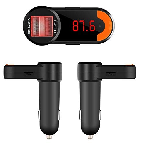 ASR Bluetooth Car Charger FM Transmitter Hands Free Auto USB Adapter ...