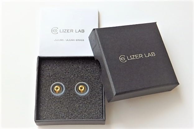 Amazon | LIZER LAB イヤーピースJIJUMA BRASS Mサイズ（Φ12.0） | LIZER LAB | イヤーパッド