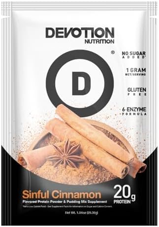 Amazon.com: Devotion Nutrition Protein Powder Packets Variety Pack – 6 ...