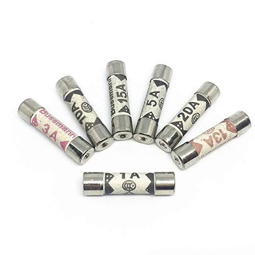 Davitu 10pcs BS1362 625 Filling sand Riot Ceramic fuse 6x25mm 1A/3A/5A ...