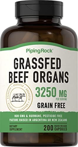 Amazon.com: Carlyle Grass Fed Beef Organ Complex | 200 Capsules ...