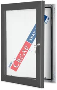 Tableau A2 Gris ardoise verrouillable : Amazon.fr: Fournitures de bureau