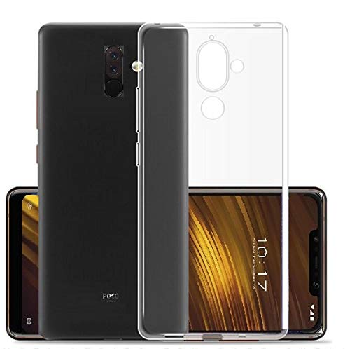 Craftech Soft Protective Transparent Back Cover Case for Poco F1 (Clear ...