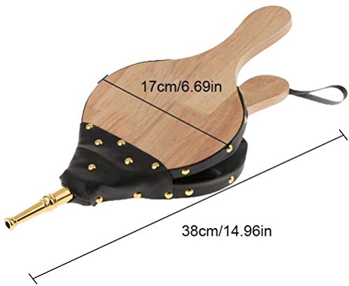 Wood Bellows Fireplace Bellows Fire blower,Fireplace Bellows Large Wood ...