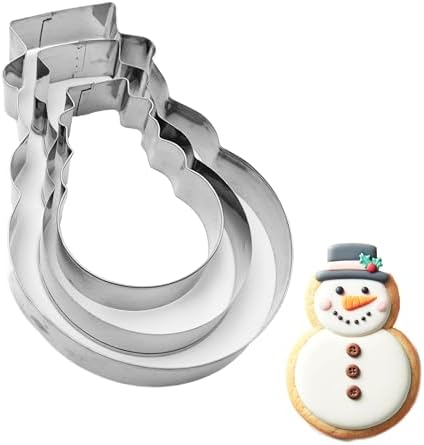 Amazon.com: 3 4 and 5 inch Snowmen Set Simple Snowman Family Copper ...