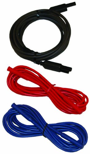 AEMC 2951.7 3-Piece Color-Coded Safety Lead Set for 1050 and 1060 ...
