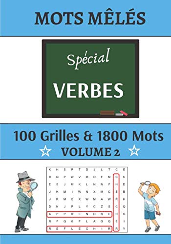 Amazon.com: MOTS MELES SPECIAL VERBES VOLUME 2: Cahier de mots cachés ...