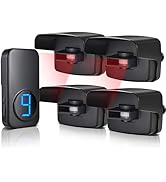 Amazon.com: Driveway Alarm Motion Sensor, Bistee 600FT Range Wireless ...