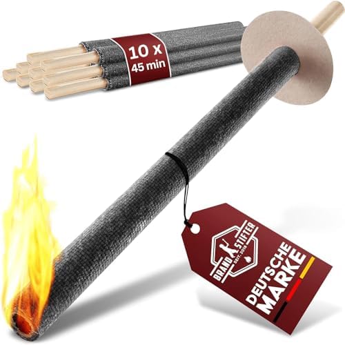 Brandstifter® 10 x bis zu 45 Minuten Fackeln für Hochzeit, Kinder ...