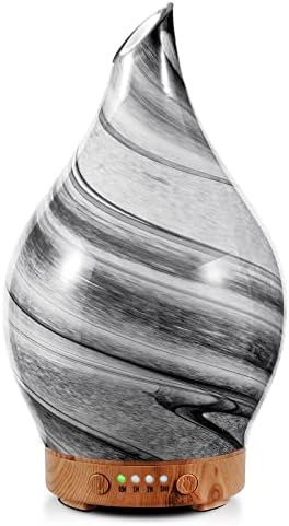 Amazon.com: Porseme 150ml Essential Oil Diffuser Glass Color Changing ...