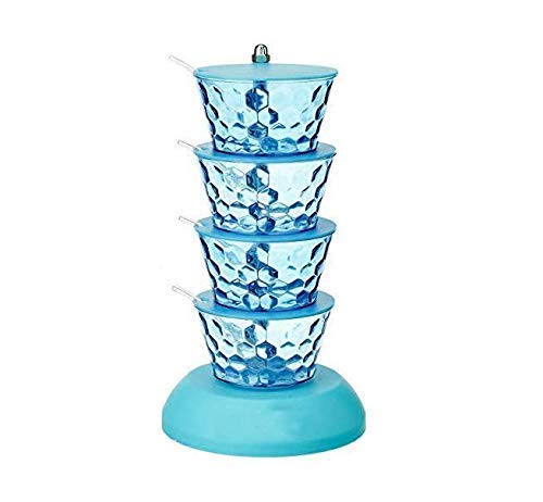 VITALMART Pickle Tower Containers 4 Layer 360 Rotating - Multicolur (4 ...