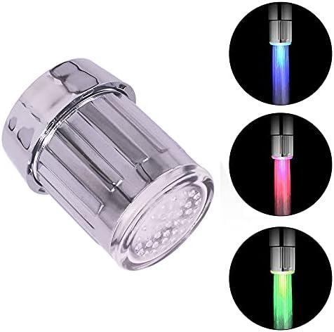 1 Pack 3-Color Temperature Sensitive Gradient LED Water Faucet Light ...
