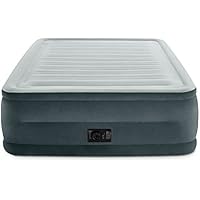 Amazon.com: Intex Comfort Plush Elevated Dura-Beam Airbed with Built-In Electric Pump, Bed ...