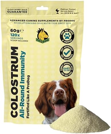 ProDog Colostrum For Dogs Supplement - 120 Servings | All Round Immune ...