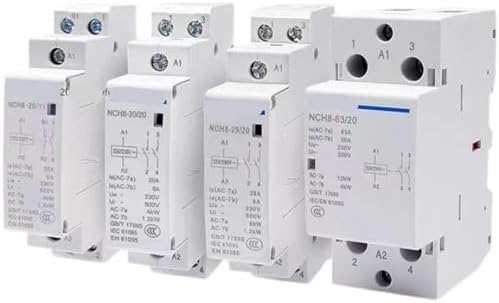 VHTLXPJHO Contactor de CA doméstico NCH8 20A 25A 40A 63A 220V 230V 400V ...
