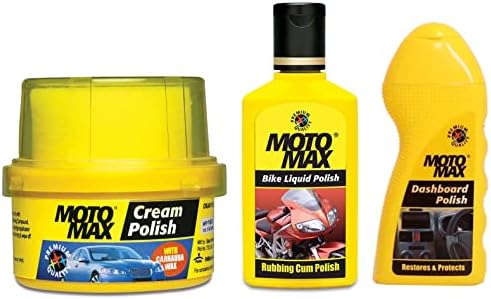 MOTOMAX Dashboard Polish 100ml & Bike Liquid Polish 50ml & Bike & Car ...