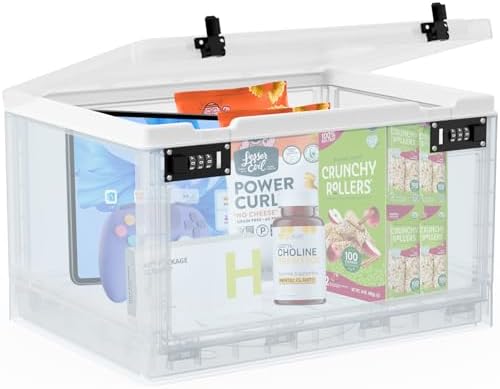 Amazon.com: Large Time Lock Box with 3 Digit Combination Locked ...