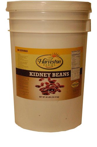 Amazon.com : Red Kidney Beans, Harveston Farms, 6 Gallon Bucket ...