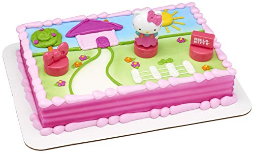 DecoPac Decorating Hello Kitty Stamper Cake Topper For Birthdays and ...