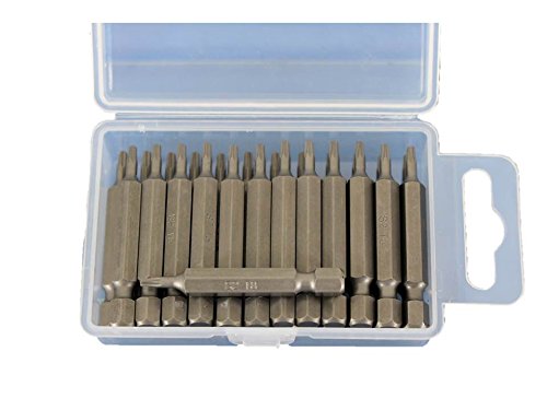 Snapklik.com : TEMO 25 Pcs T8 Torx Star Head Screwdriver Bit Set