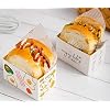 Amazon.com: Cyblinia Sandwich Take Out Boxes 50 Pieces Paper Take Out ...
