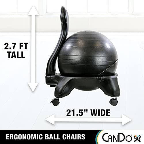 Snapklik.com : Cando Ball Chair Inflatable Ergonomic Active Seating ...