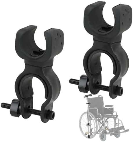 Amazon.com: Giantree 2pcs Black Cane Holder for Universal Crutches ...